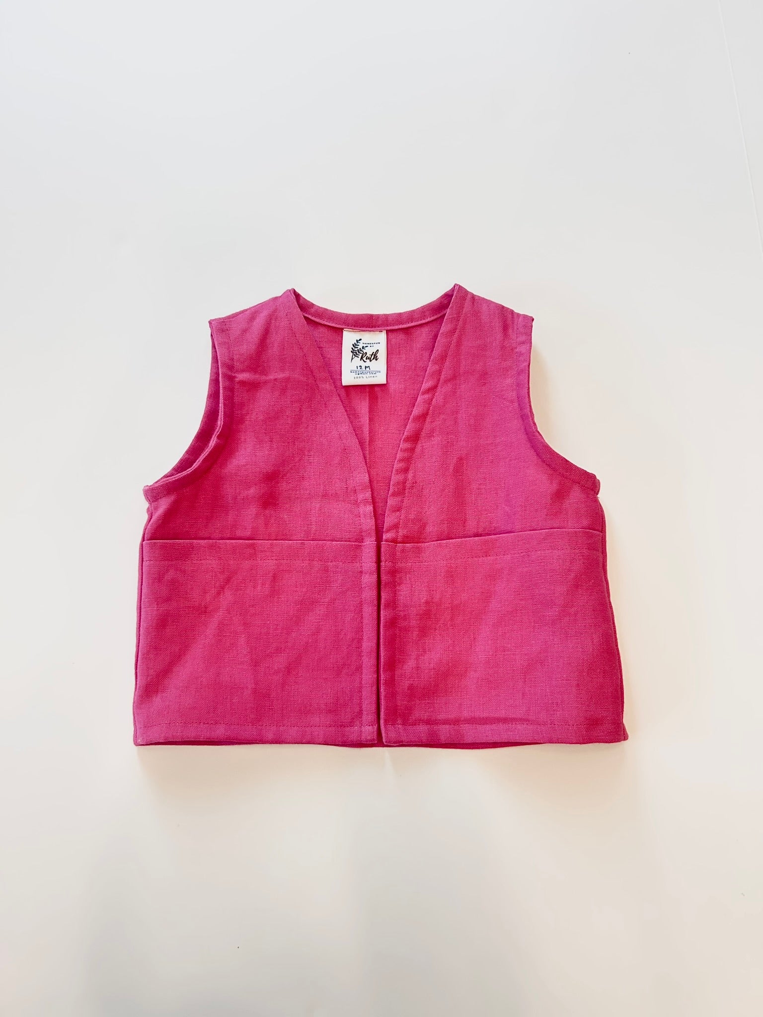 Kids Linen Foraging Vest - Ready to Ship! – Homespun by Ruth
