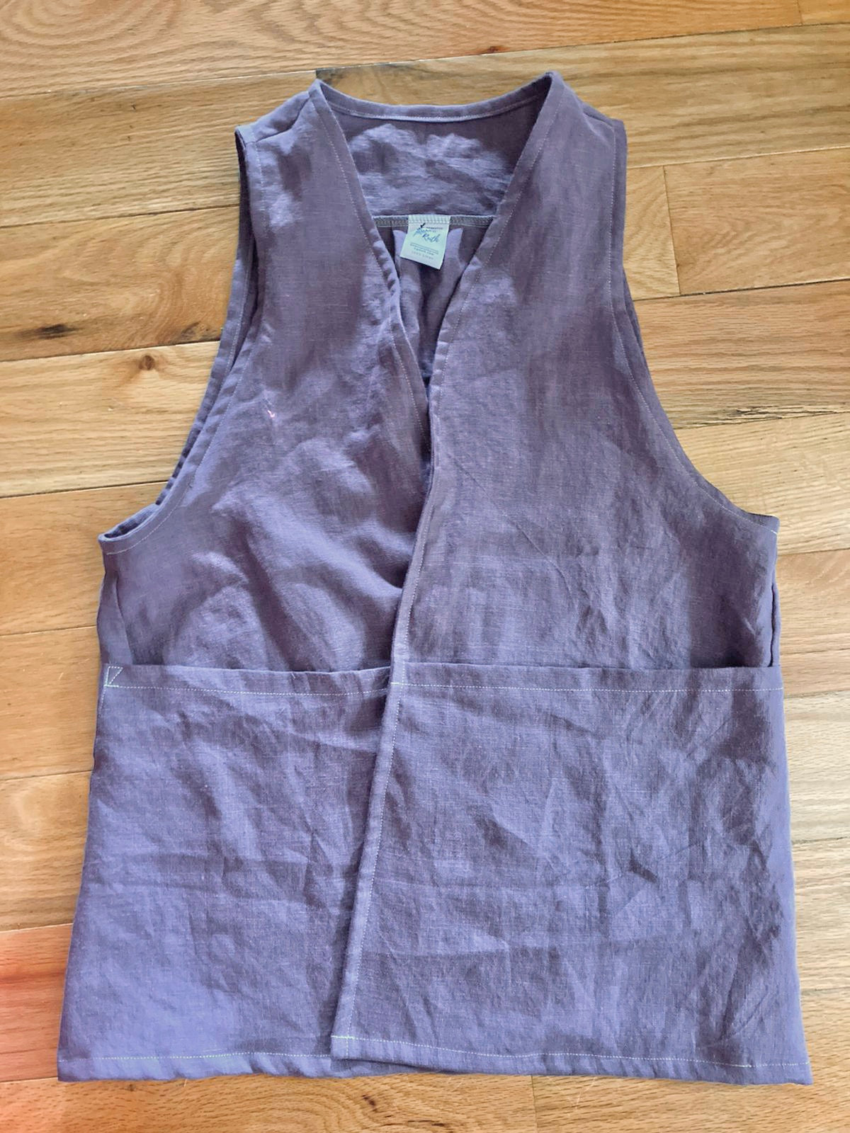 Linen Foraging Vest - Ready to ship! – Homespun by Ruth